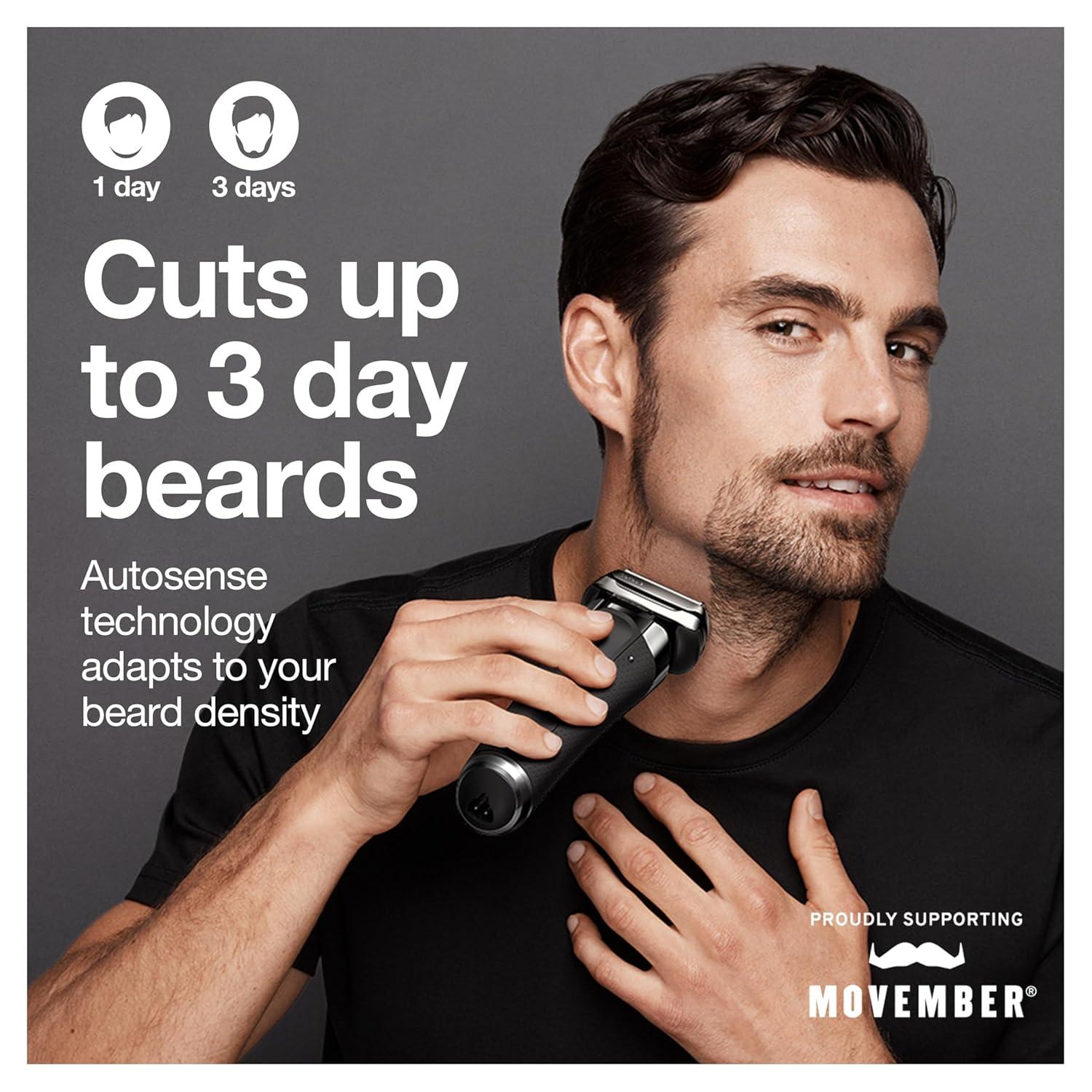 Braun Electric Razor for Men With Precision Beard Trimmer, Rechargeable ...